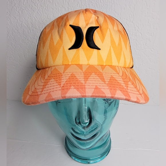 Hurley | Accessories | Hurley Bula Hat Orange Yellow Black Embroidery ...